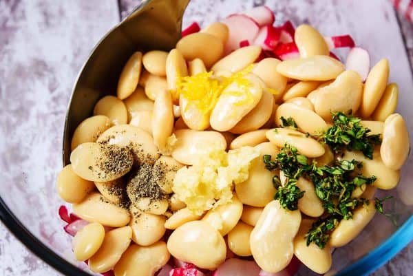 Butter Bean & Radish Salad, Vegan! - Especially Vegan
